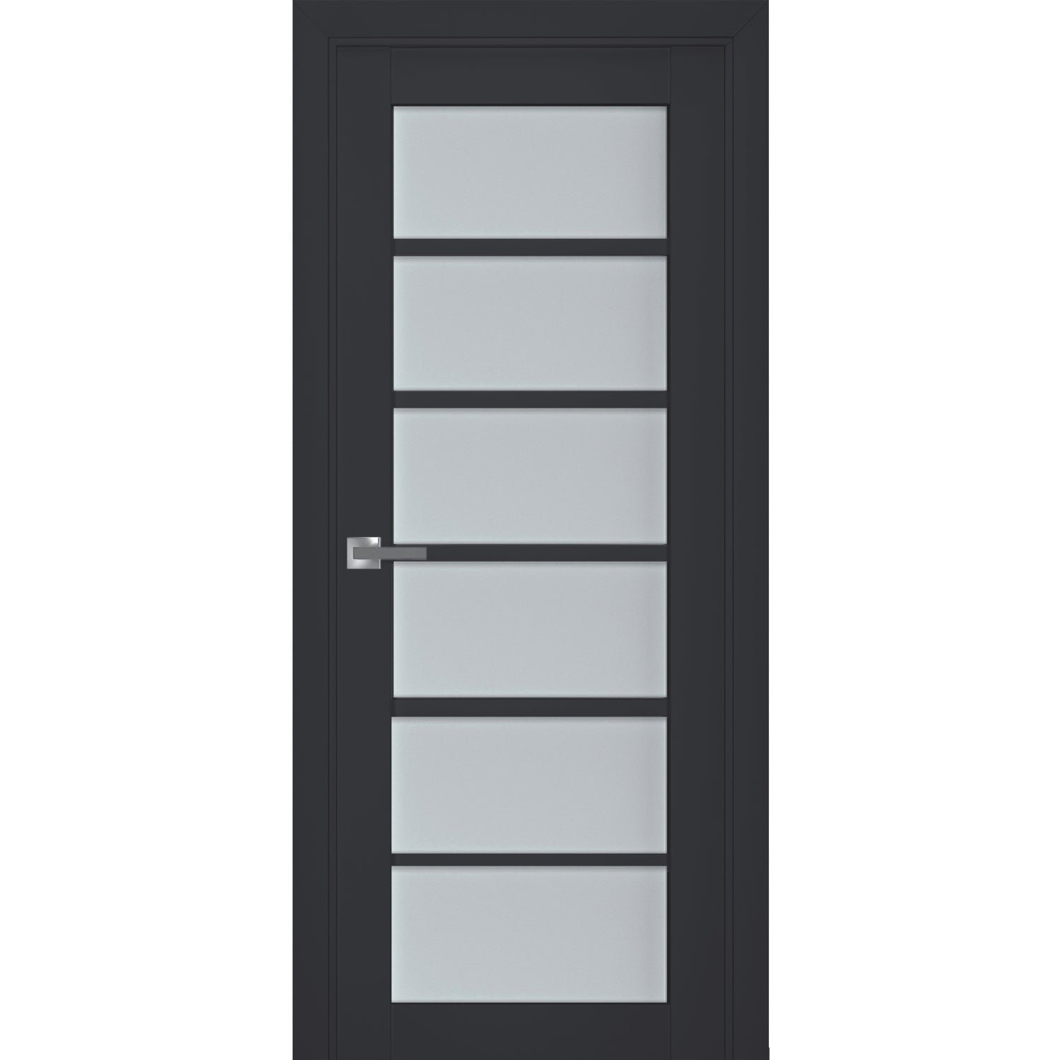 SARTODOORS Interior Solid French Pre-Hung Door Frosted Glass | Veregio ...