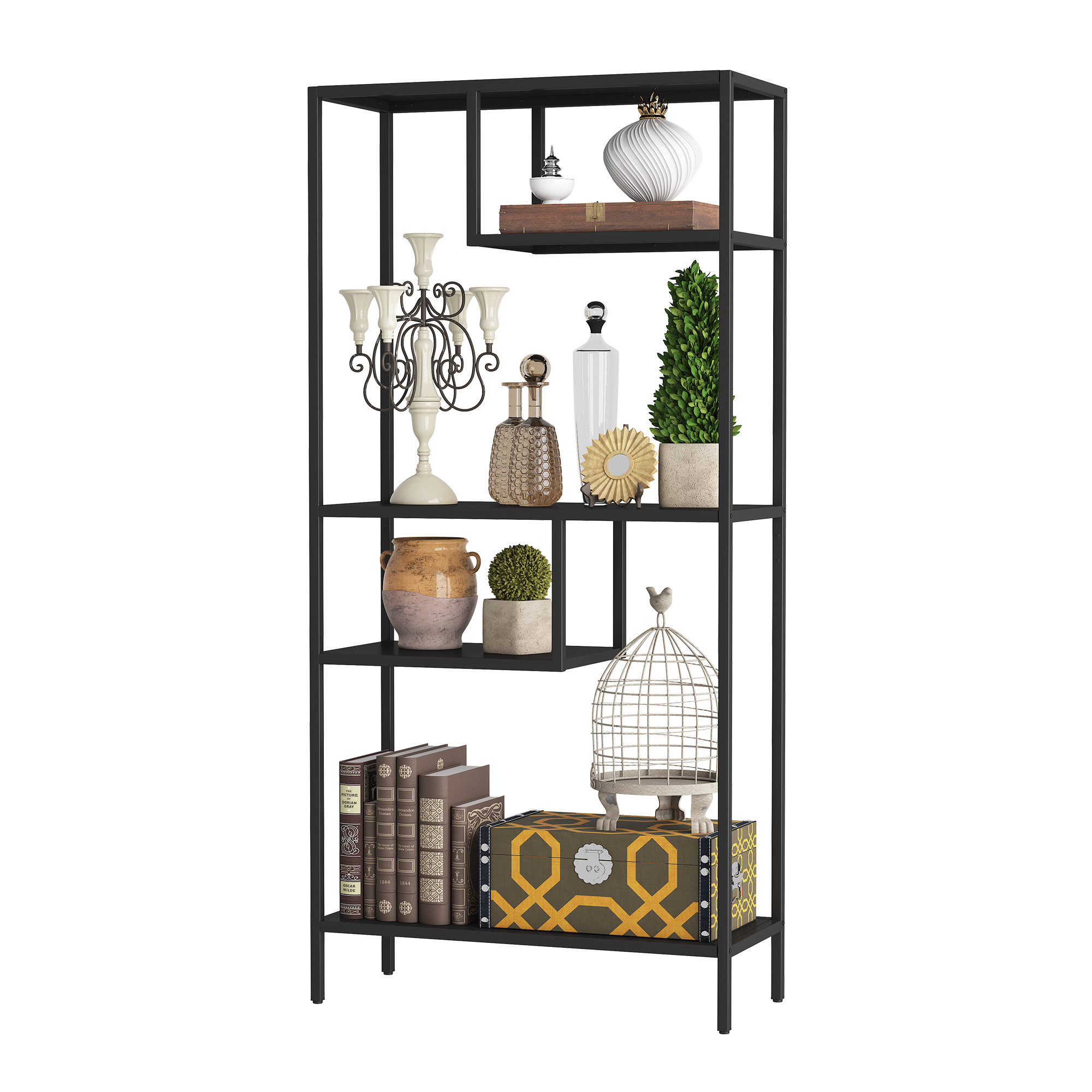 17 Stories Durable Steel Storage Shelving with Adjustable Feet and ...