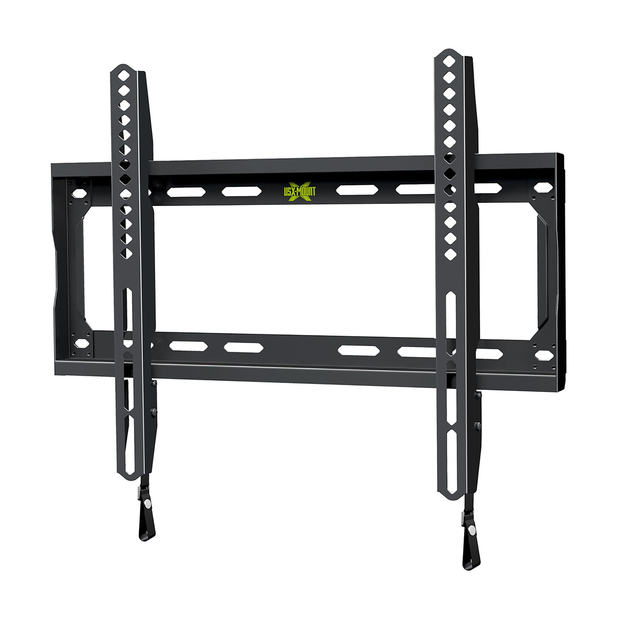USX Mount Low Profile Black Fixed Wall Mount Holds up to 99 lbs | Wayfair