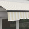 Latitude Run® 8' X 6.5' Patio Awning Sunshade. Retractable With Manual ...