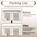 ARK DESIGN 1-Lite Mirrored Pivot-French Solid Core Doors With ...