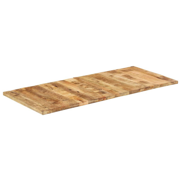 Union Rustic Lewys Rough Mango Wood Table Top | Wayfair.co.uk