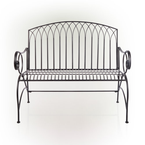 Red Barrel Studio® Metal Outdoor Bench & Reviews | Wayfair