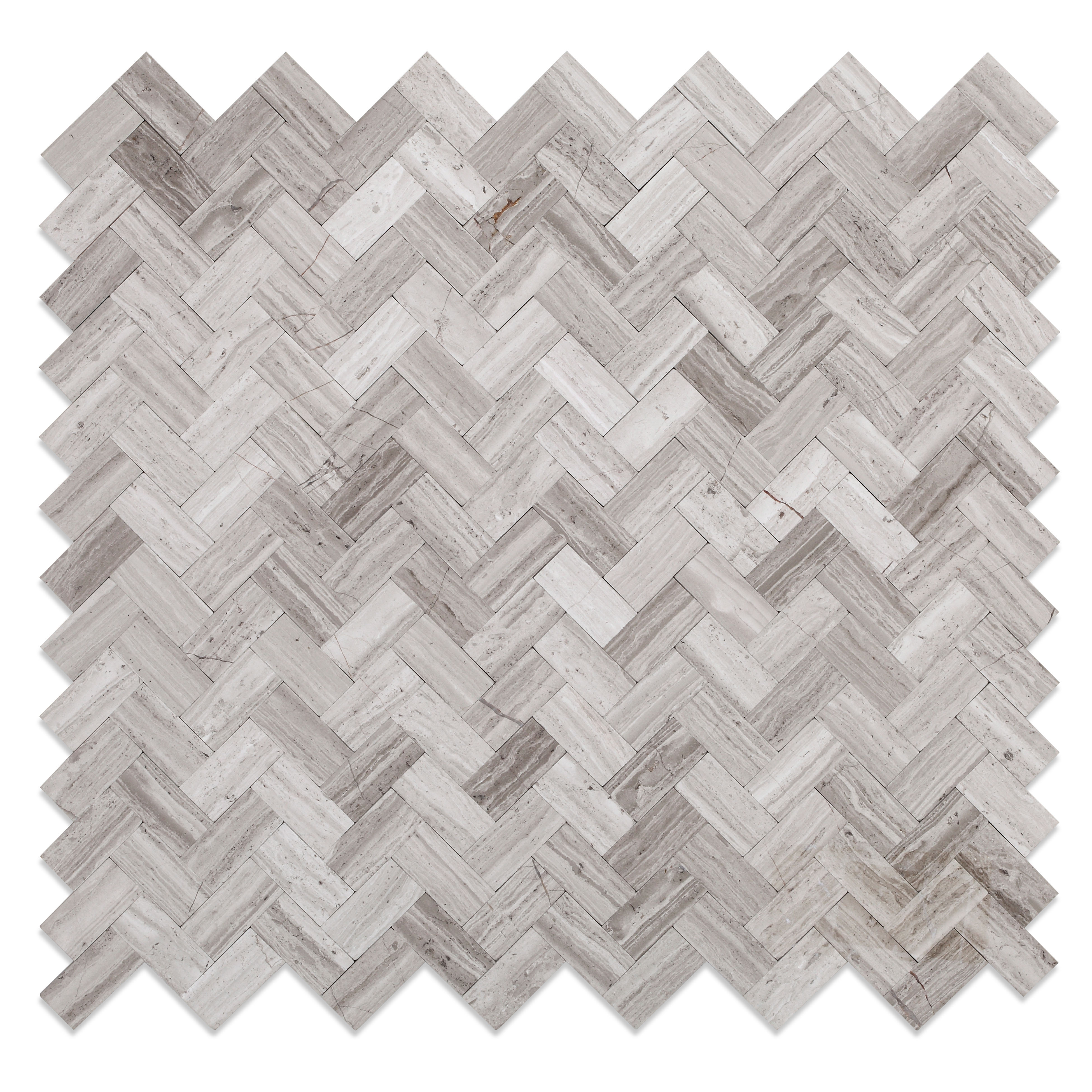 Speed tiles Herringbones 11.65'' W x 12.09'' L Natural Stone Peel and ...
