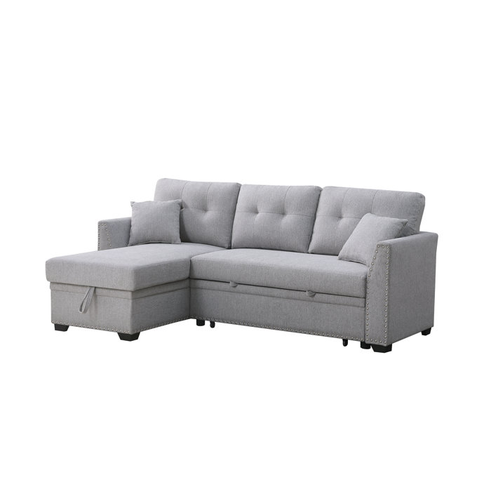 Latitude Run® Lucenia 81.5" Square Arm Sofa Bed & Reviews | Wayfair