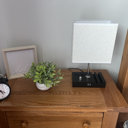 Ebern Designs Marshawn Table Lamp with 2 USB Ports, 2 Power Outlets and ...