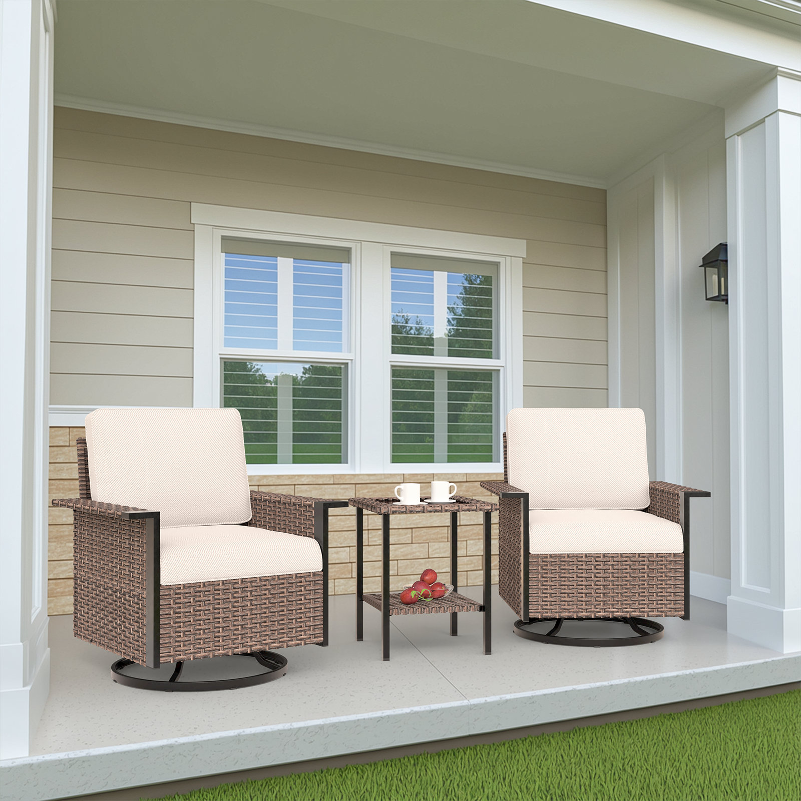 Buenhomino 600 - Person Outdoor Seating Group with Cushions | Wayfair