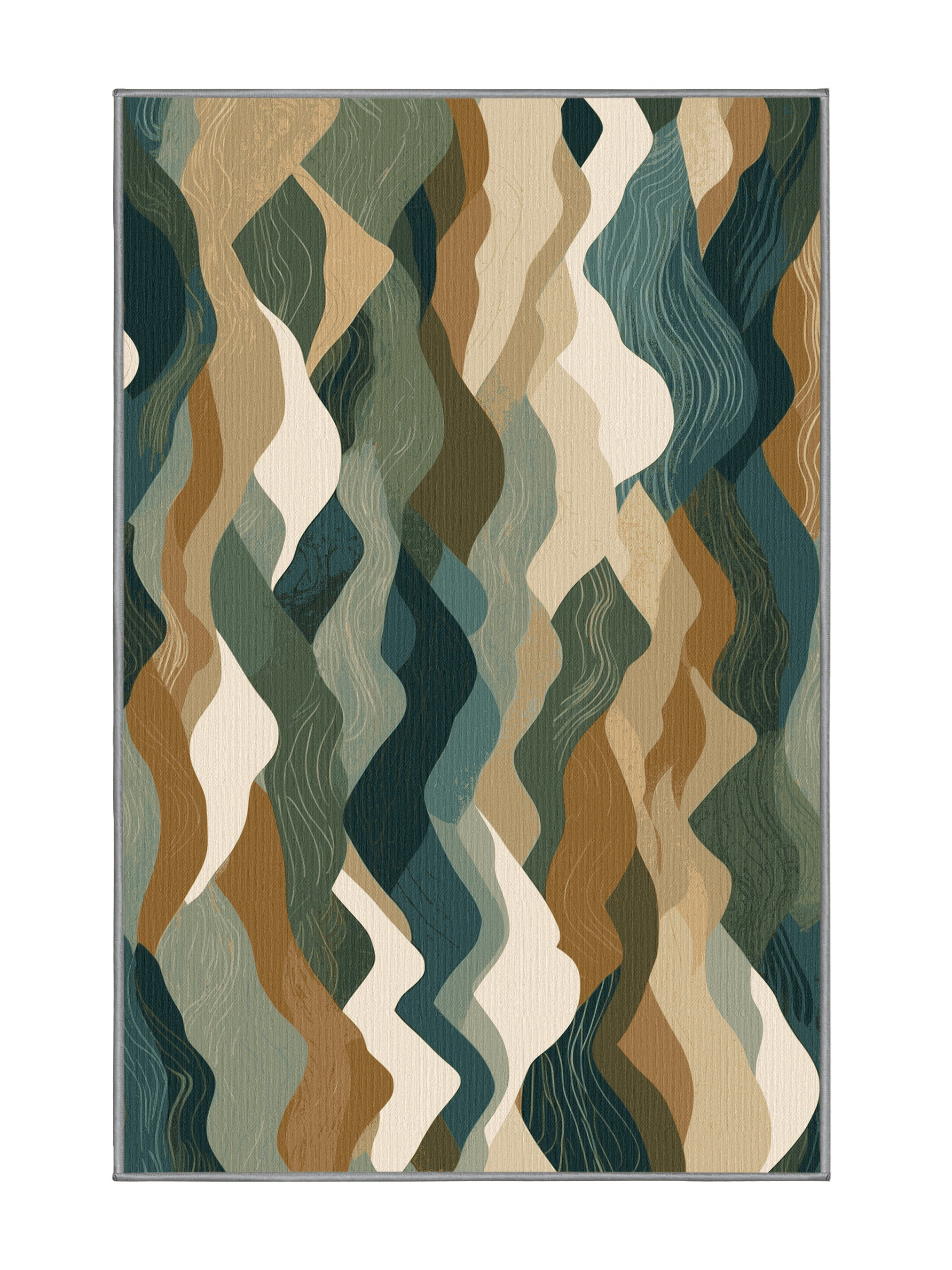 Orren Ellis Aurora Veins Rug | Wayfair