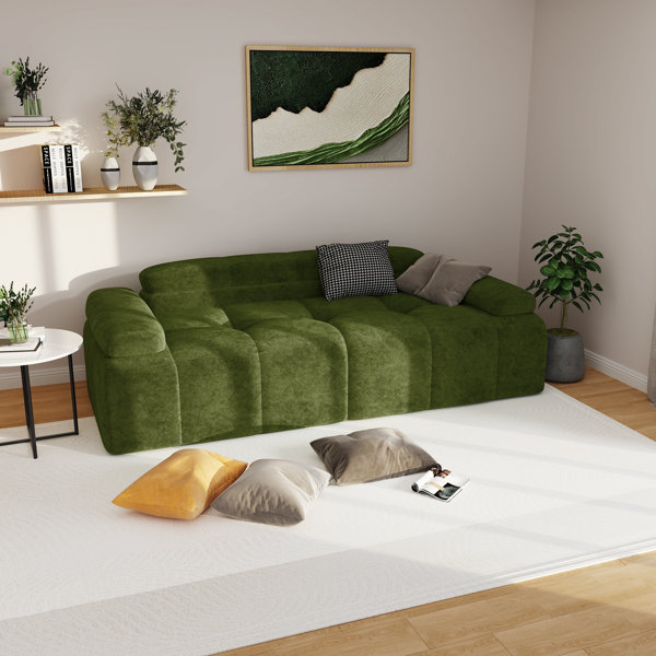 Mercer41 Modern 78.7" Upholstered Loveseat Sofa,2-3 Seater Couch For ...