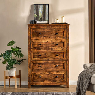 Brown Tall Dressers & Chests You'll Love | Wayfair