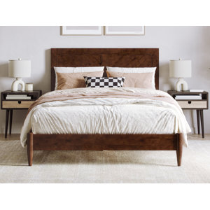 Lark Manor Pascarella Solid Wood Low Profile Platform Bed & Reviews ...