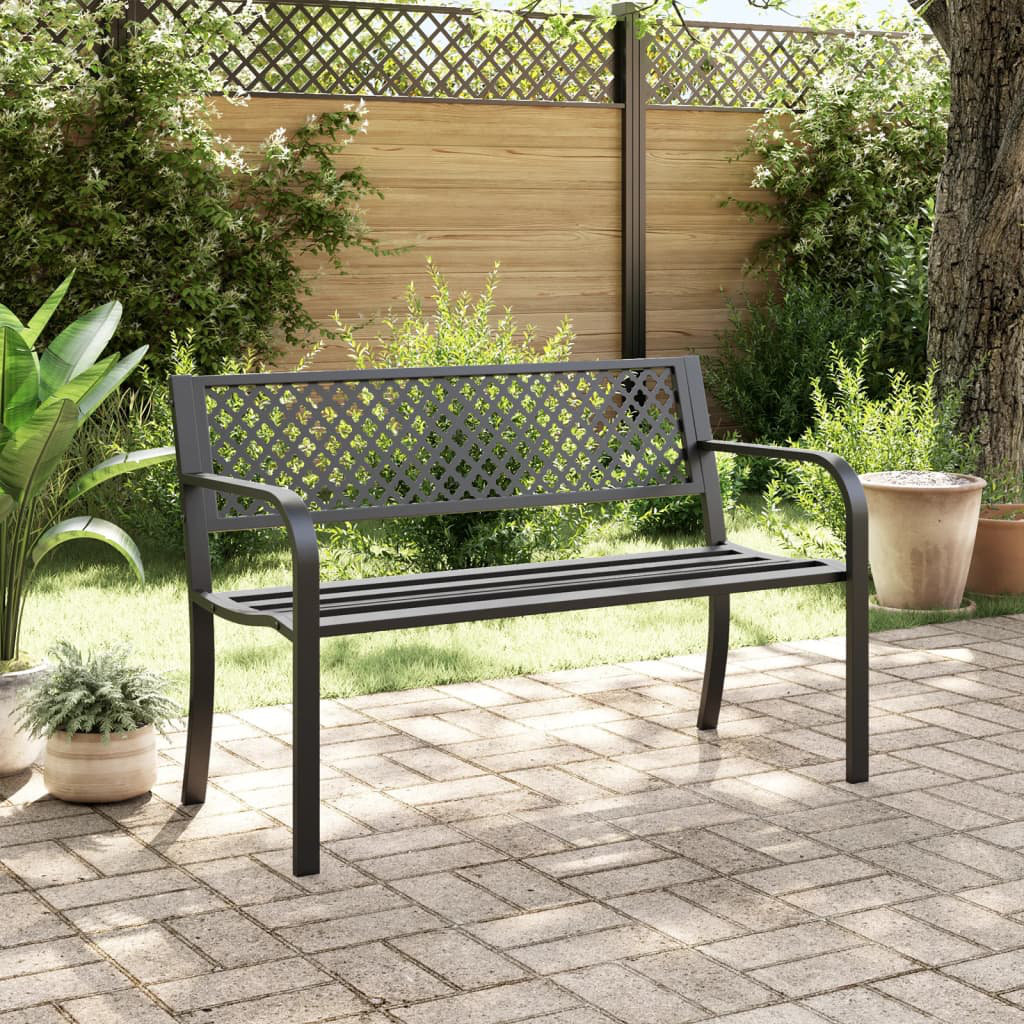 Wildon Home® Nimocks Steel Outdoor Bench | Wayfair
