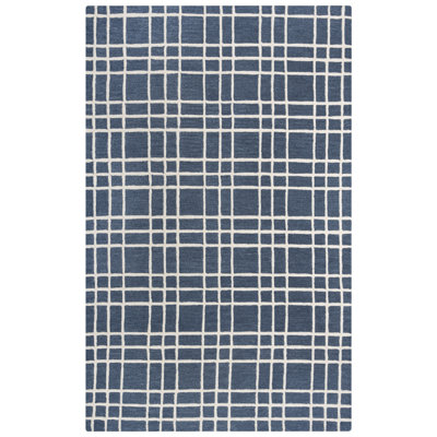 Alec Plaid Handmade Tufted Wool Blue Area Rug & Reviews | Joss & Main