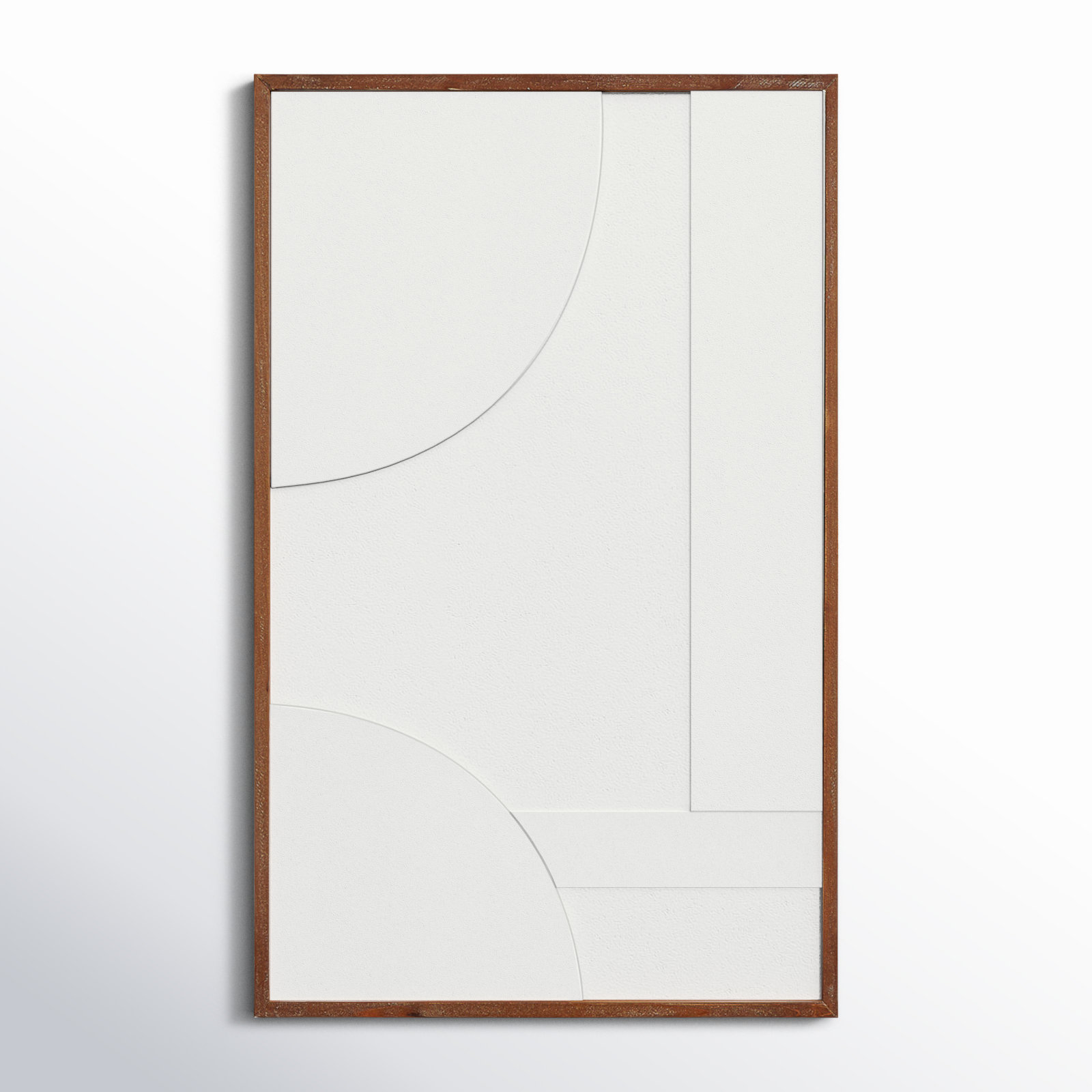 AllModern Wood Textured Dimensional Shape Geometric Home Wall Decor ...