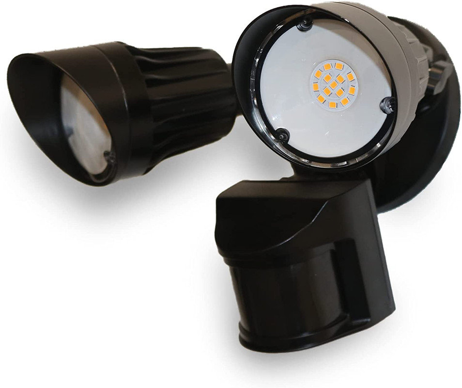 Vivio Lighting 10W LED Small Bullet Flood - BK Includes extension and ...