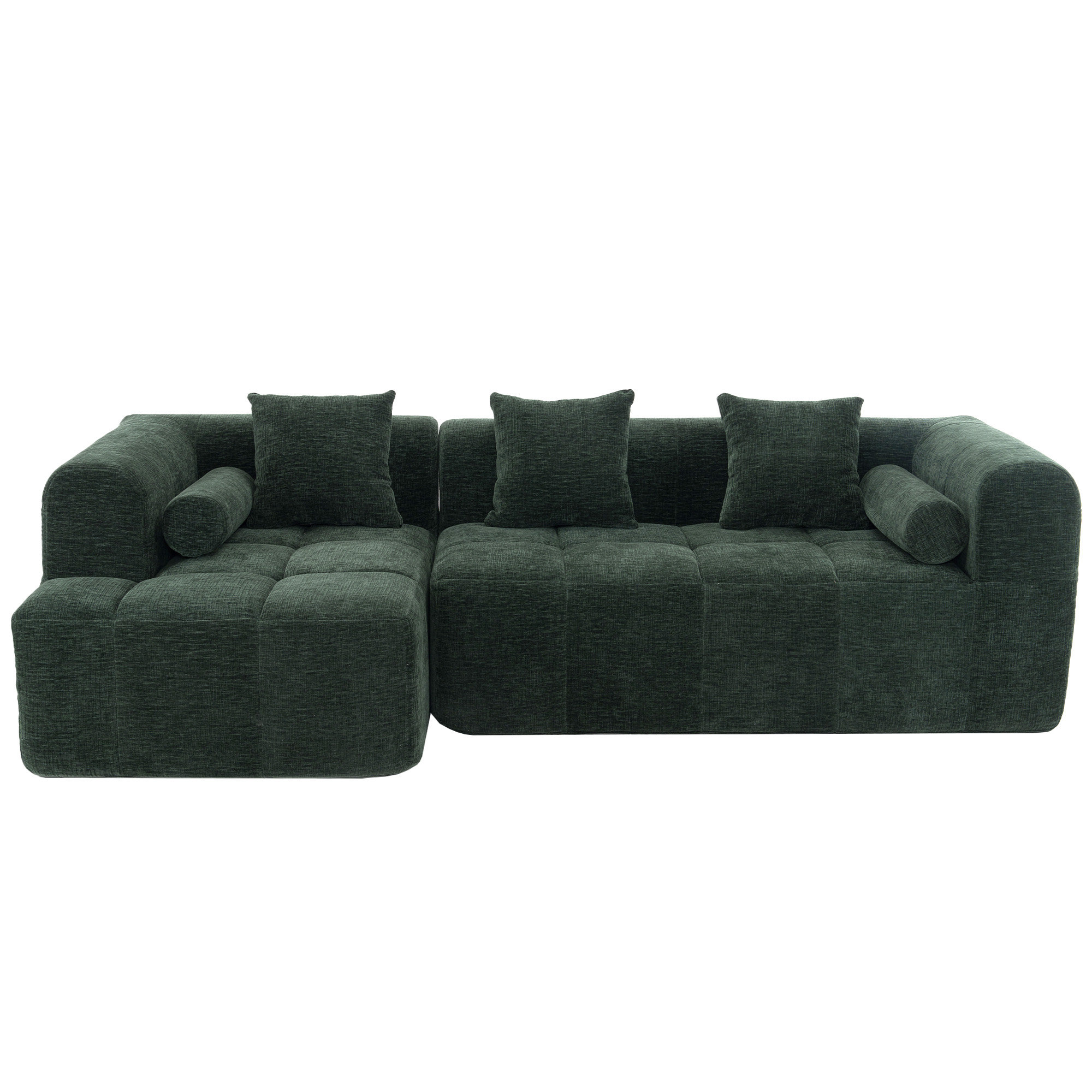 Latitude Run® 101.2" Sectional Sofa Full-Compressed Sofa Modular Sofa ...