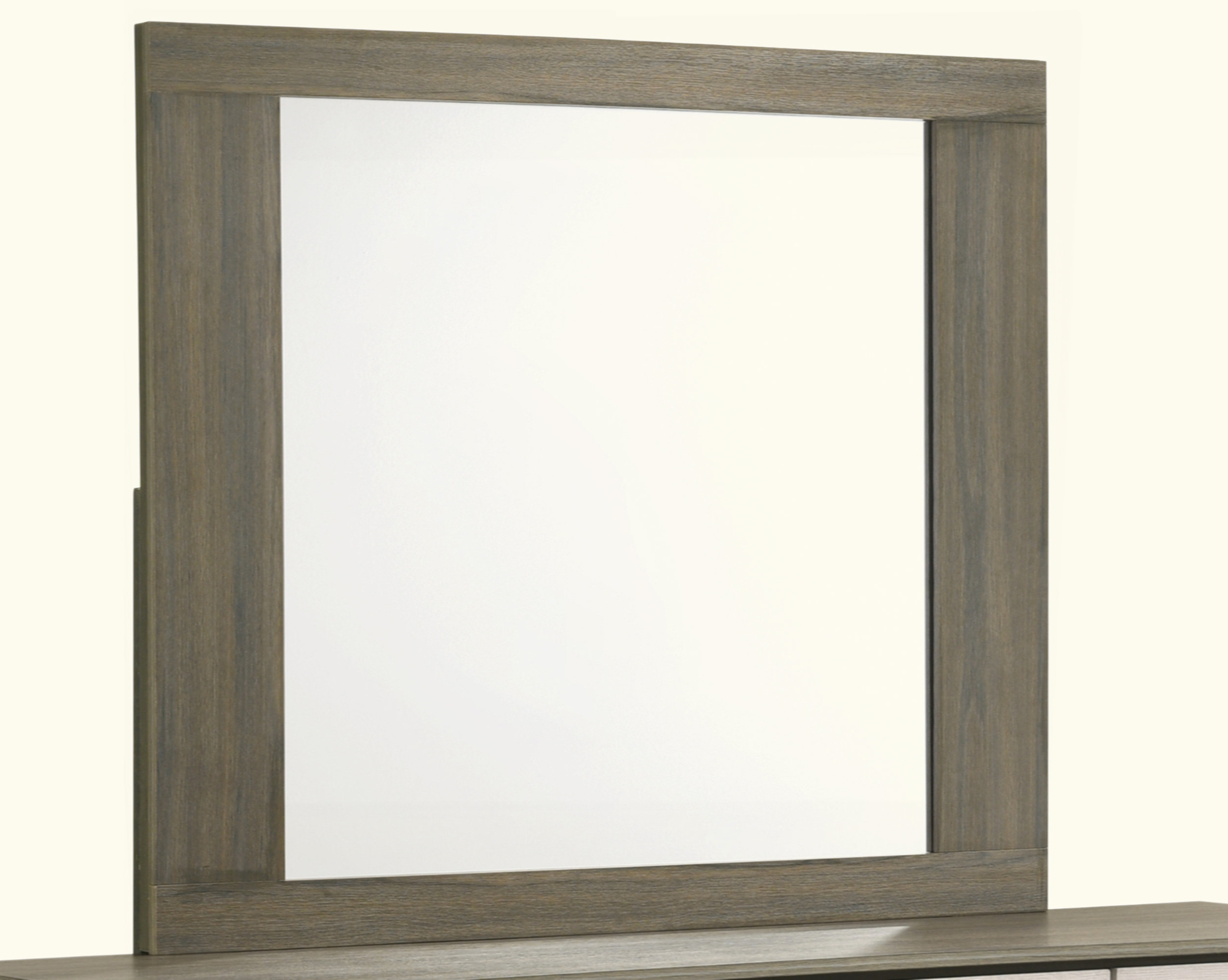 Latitude Run® Modern Style Mirror Made With Wood In Beige & Brown ...