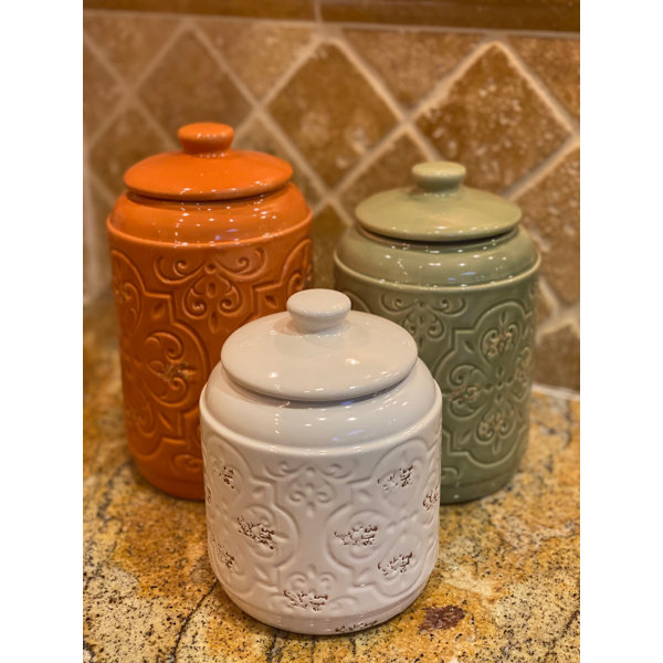Bungalow Rose 3 Piece Kitchen Canister Set & Reviews | Wayfair