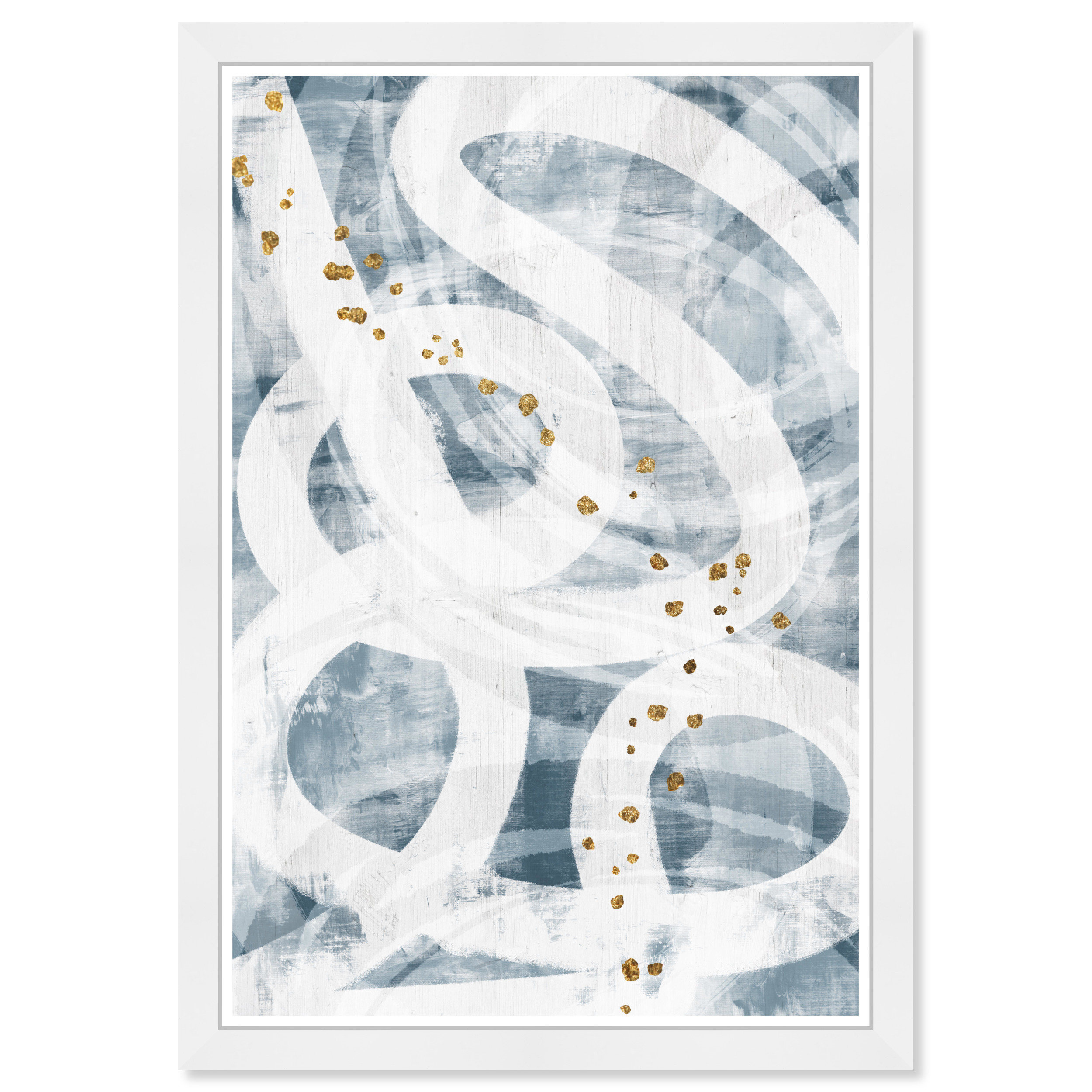 Mercer41 Abstract Sudden Modern White Paper Wall Art Print - Wayfair Canada