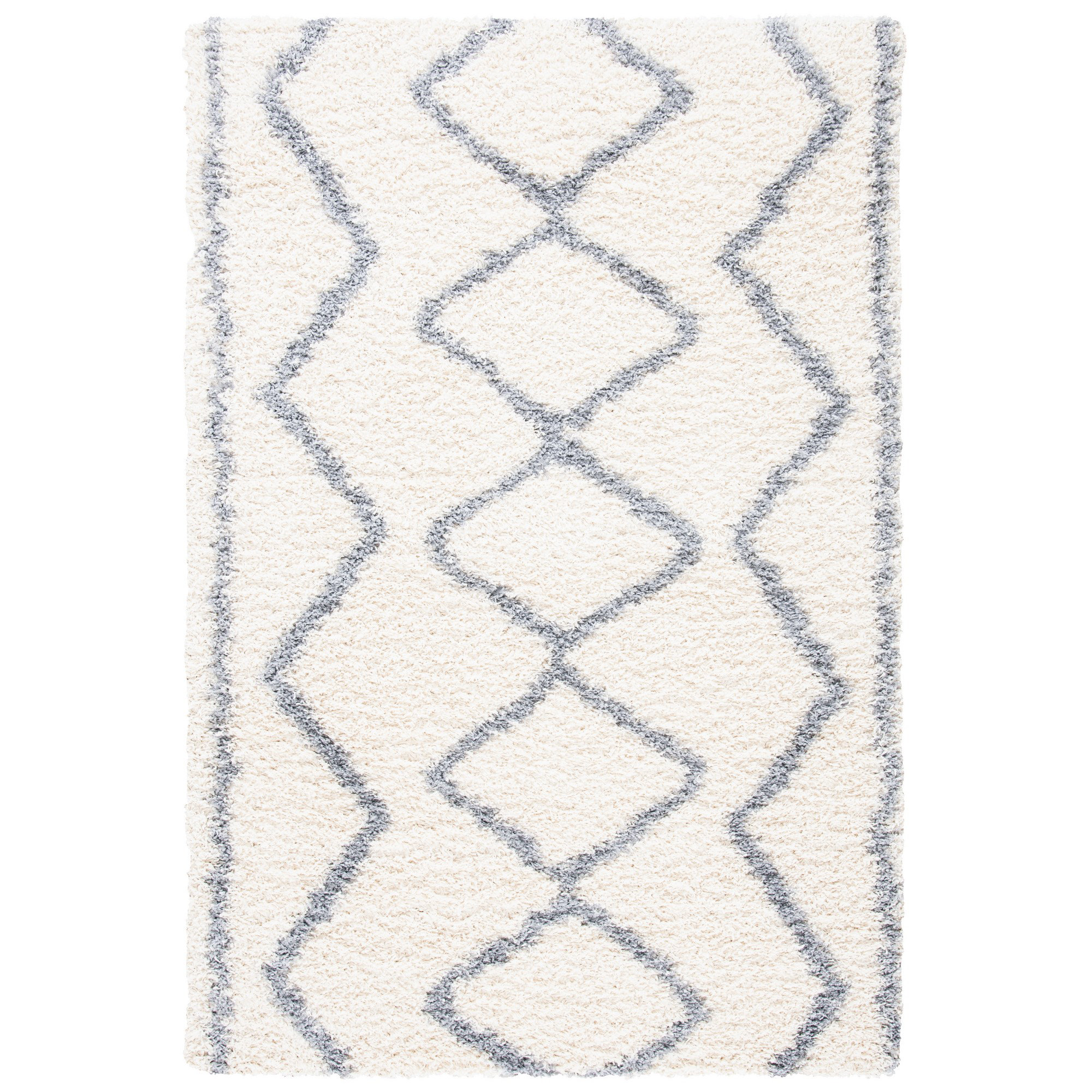Foundry Select Venus Shag 600 Performance Geometric Rug | Wayfair