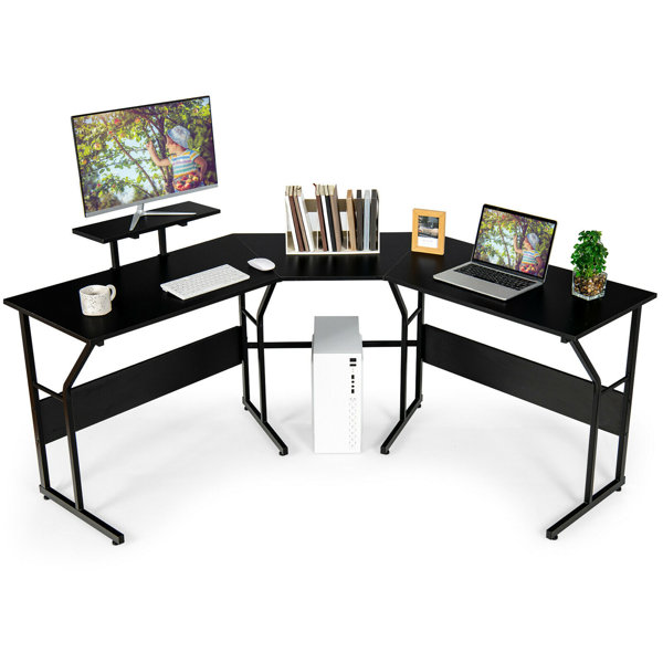 17 Stories Curved Gaming Desk | Wayfair