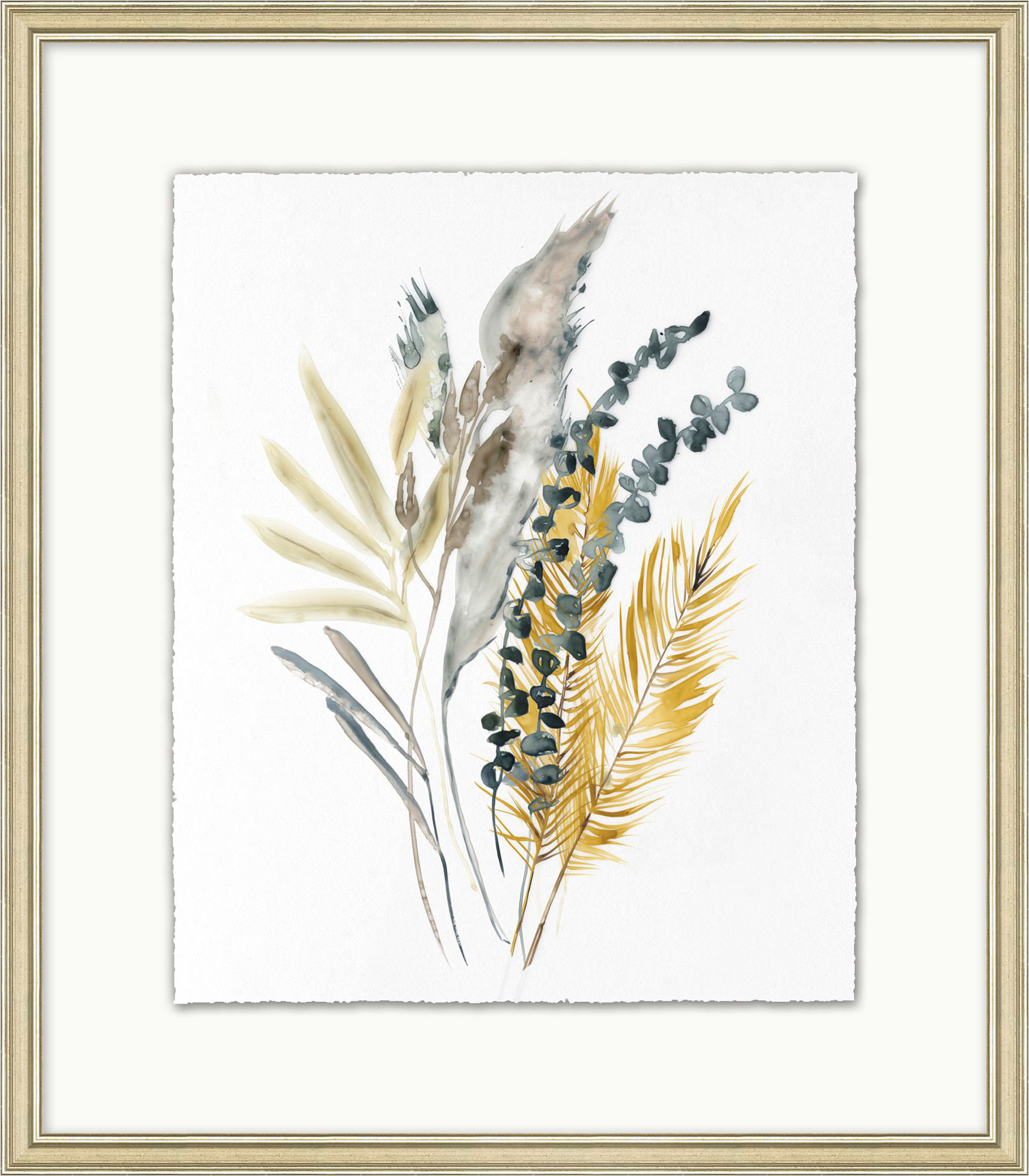 Wendover Art Group Pampas Posy 2 - Single Picture Frame Print | Wayfair