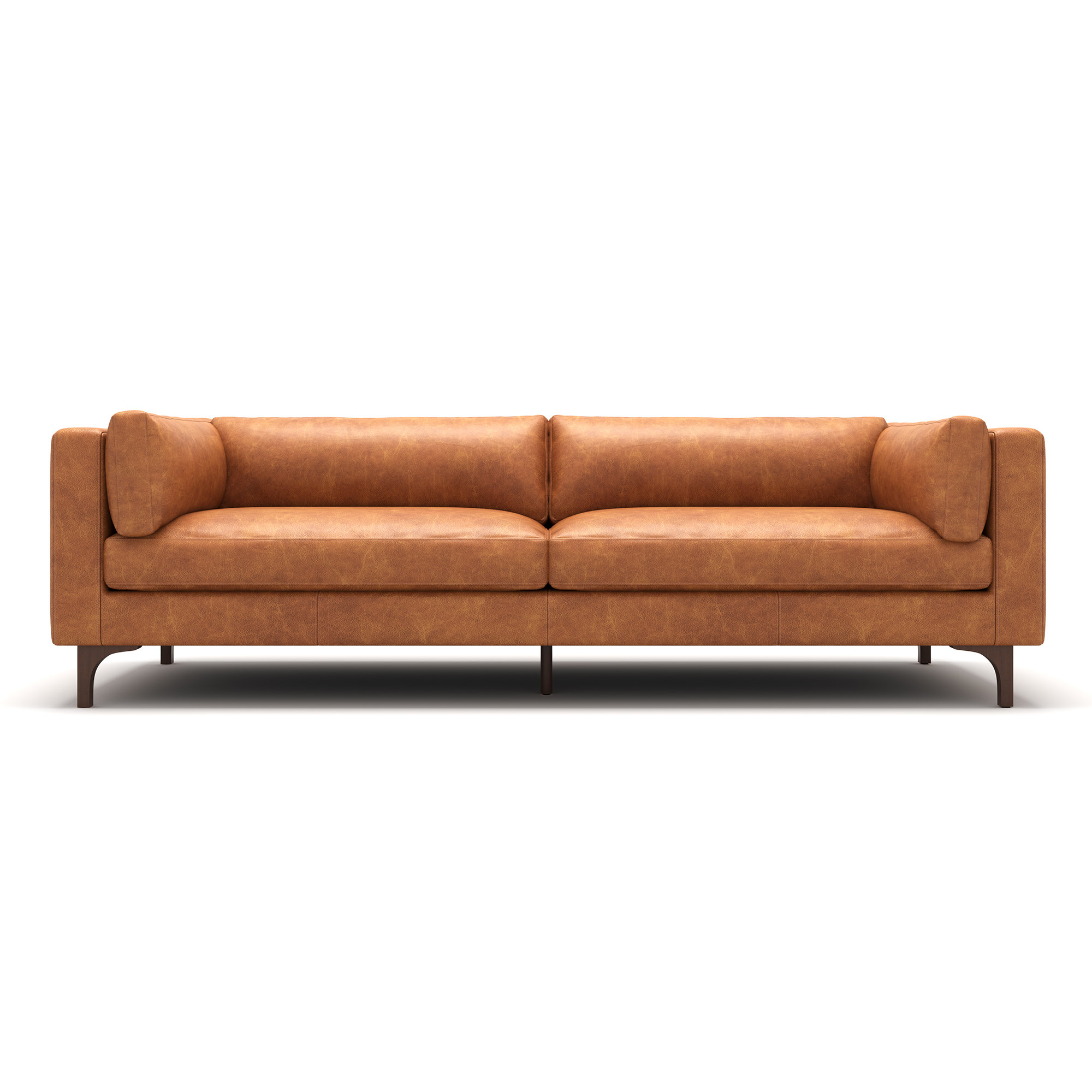 Orren Ellis Mary Top Grain Leather Wide Sofa - Wayfair Canada