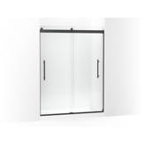 Kohler Levity Plus Frameless Sliding Shower Door, 77-9/16 In. H X 56-5/ ...