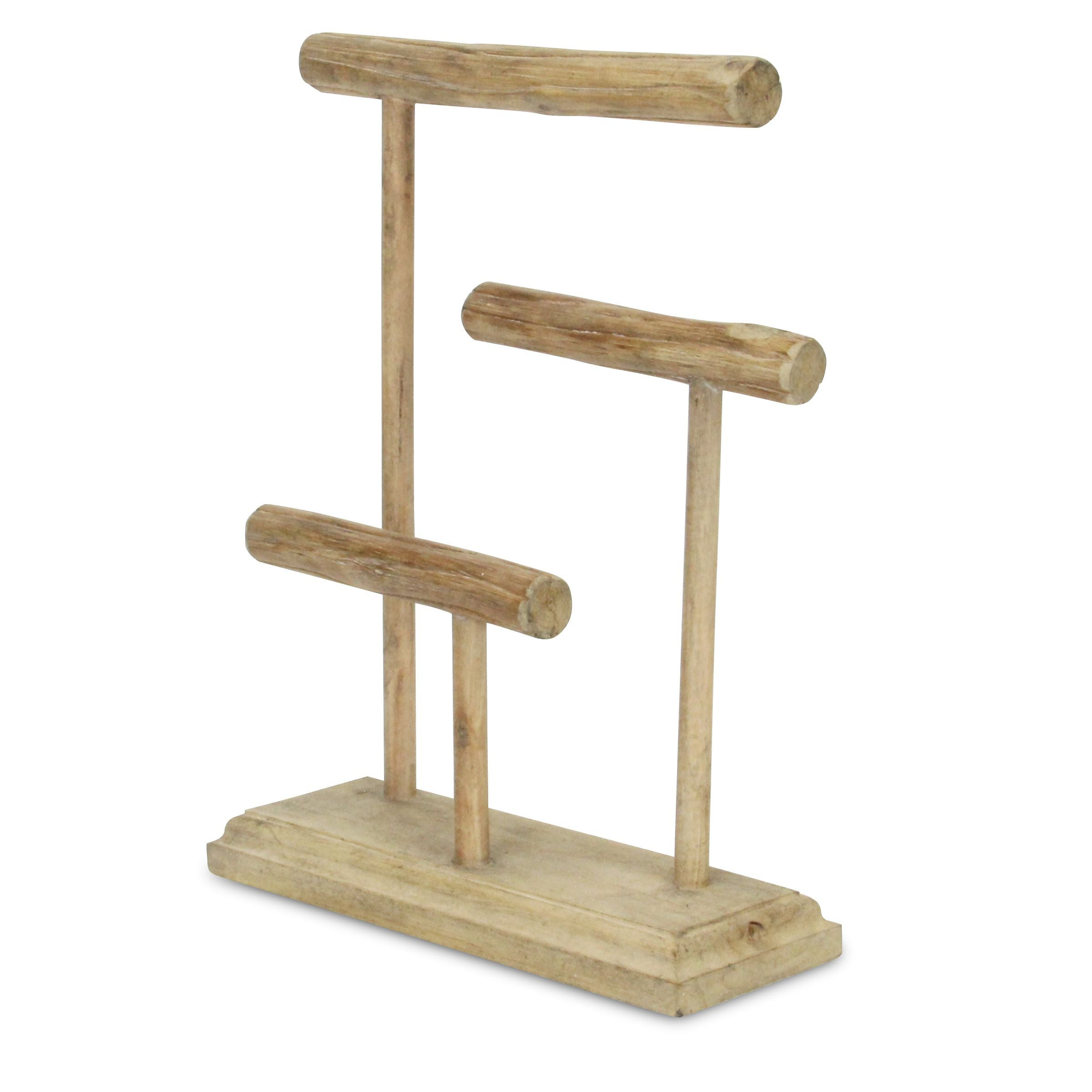 Millwood Pines Wood Jewelry Stand + | Wayfair