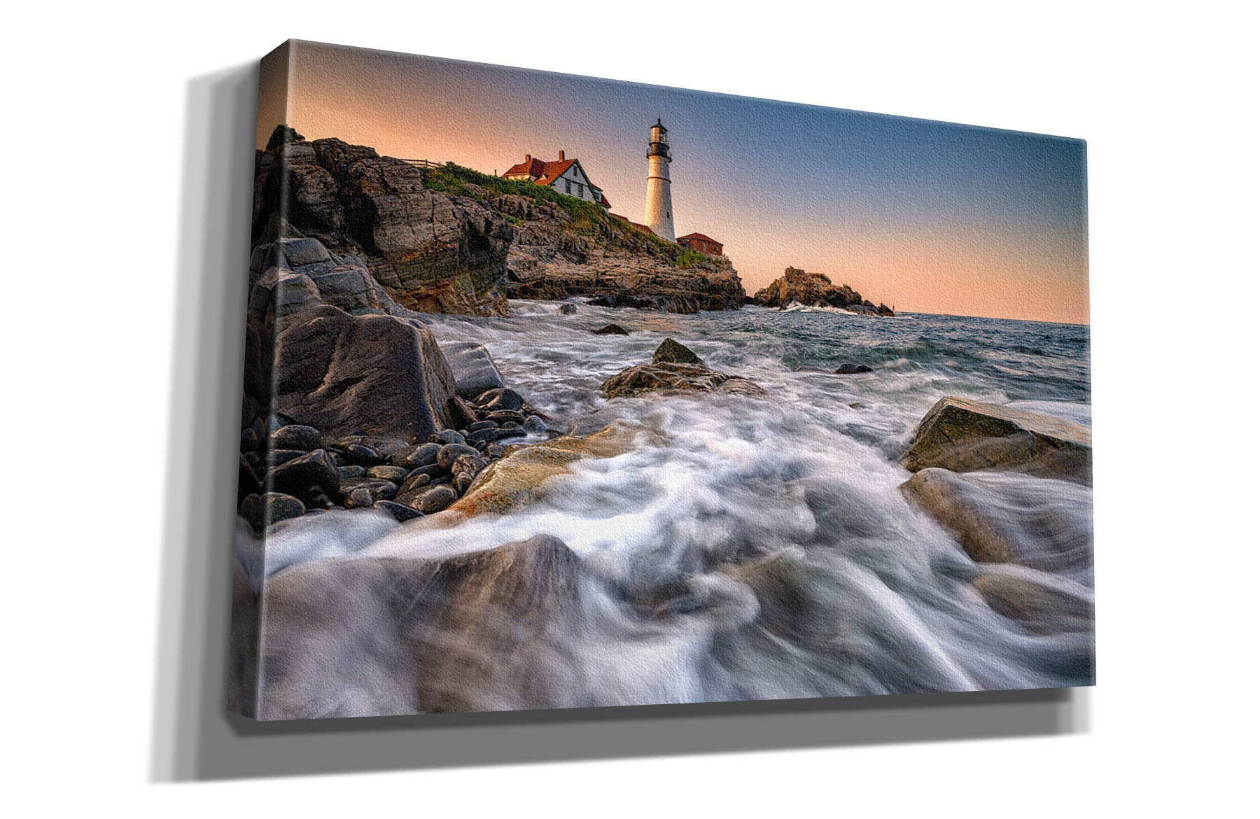 Beachcrest Home™ 'Portland Head Awash' by Rick Berk Canvas Wall Art ...