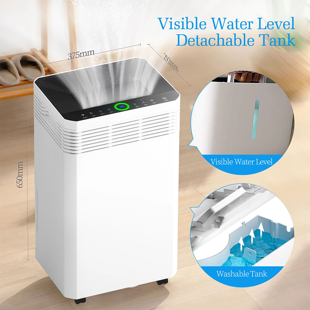 AIRPLUS 6000 Sq. Ft 125 Pints Dehumidifier for Home and Basements with ...