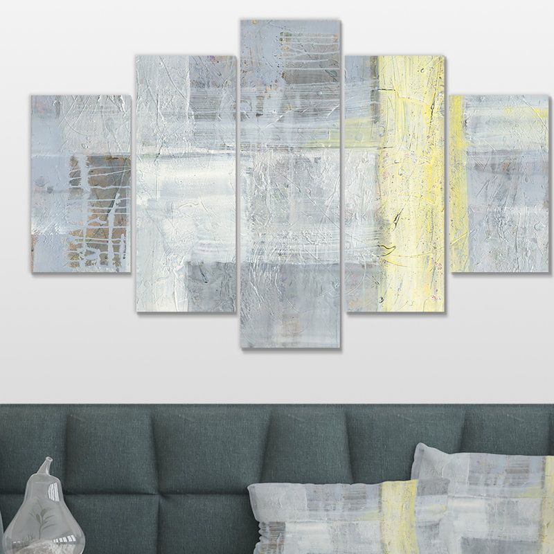 East Urban Home 'Patchwork Abstract I' Print Multi-Piece Image on ...