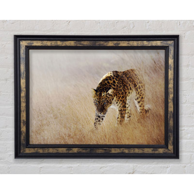 Ebern Designs Prowling Leopard - Single Picture Frame Art Prints ...
