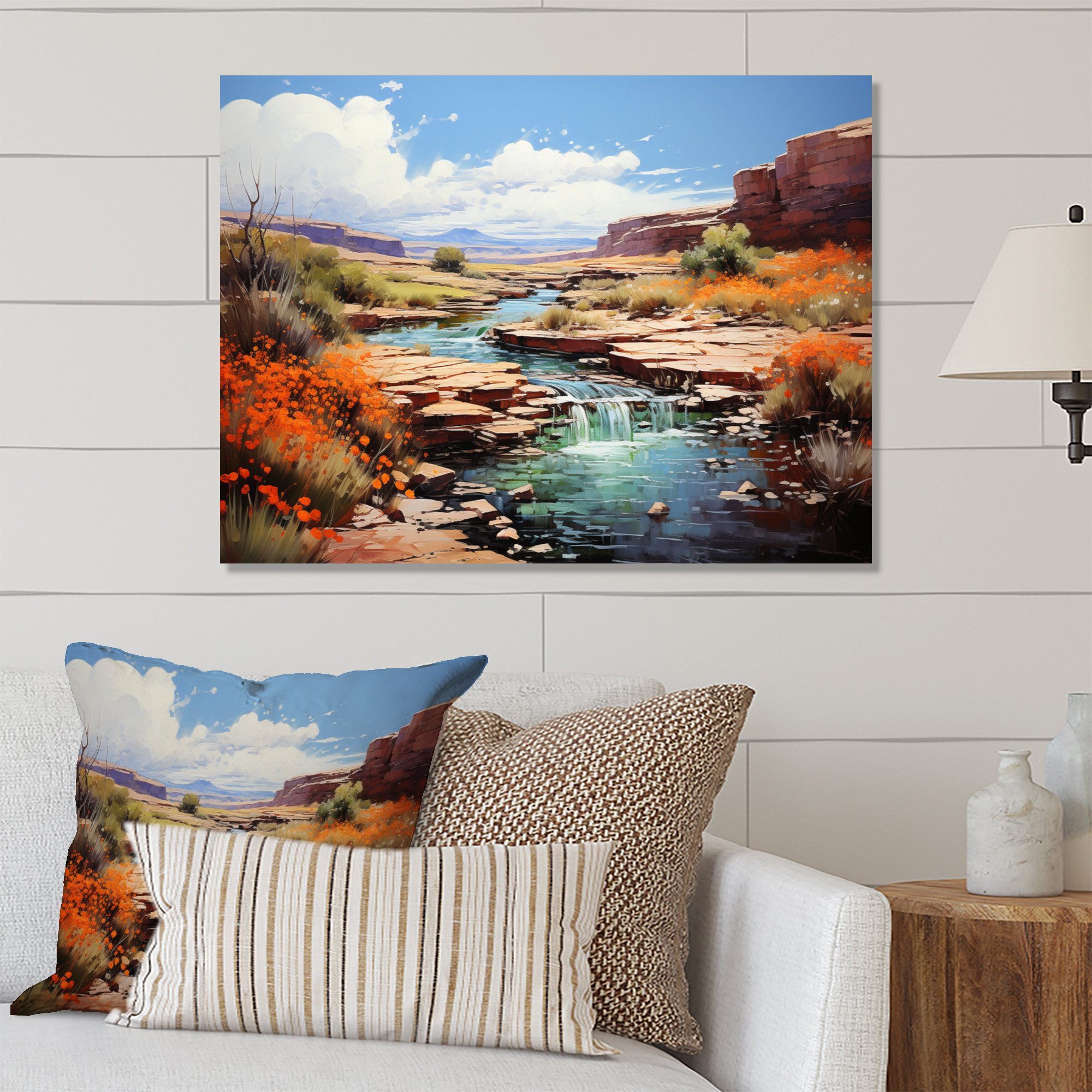 Millwood Pines Neveda Canyon Scenery IV - Landscapes Print on Metal ...