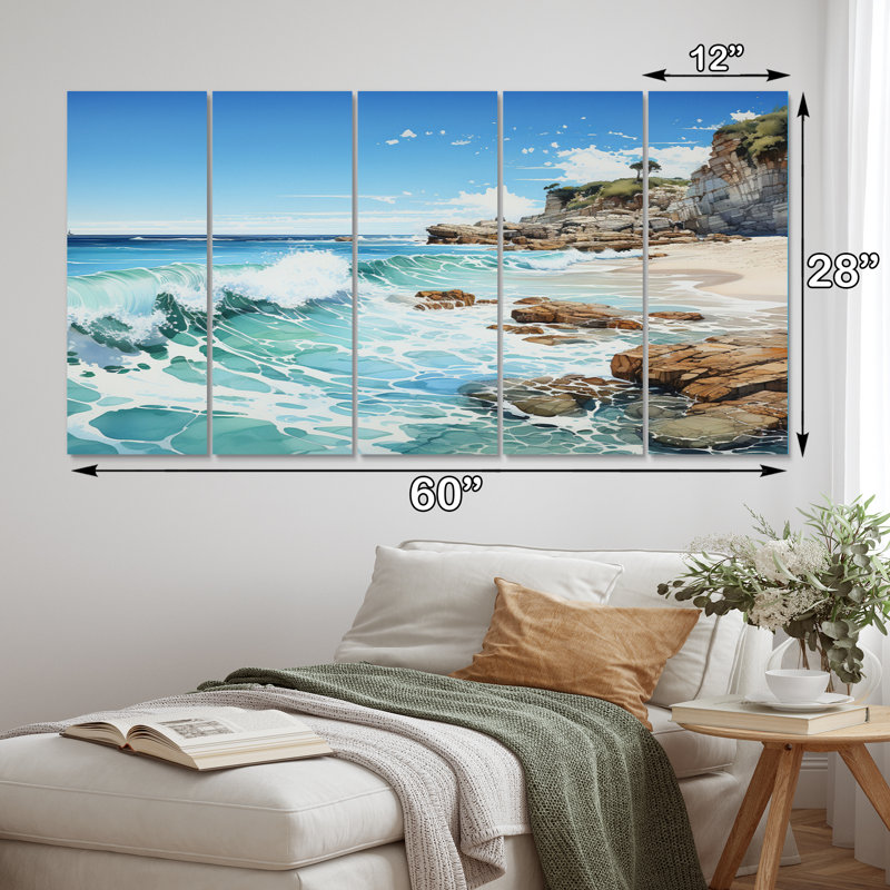 Dovecove Cable Beach Broome I - Landscapes Metal Wall Art Prints Set ...