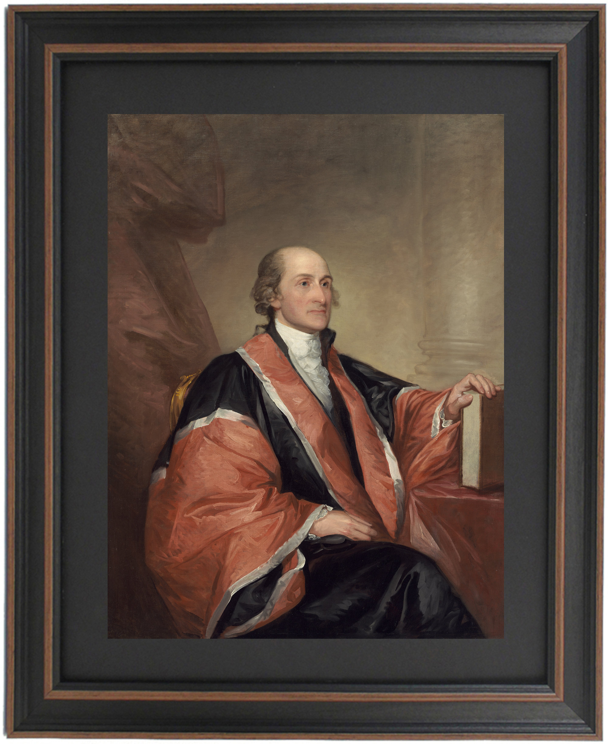 Canora Grey Framed John Jay Portrait By Gilbert Stuart | Wayfair