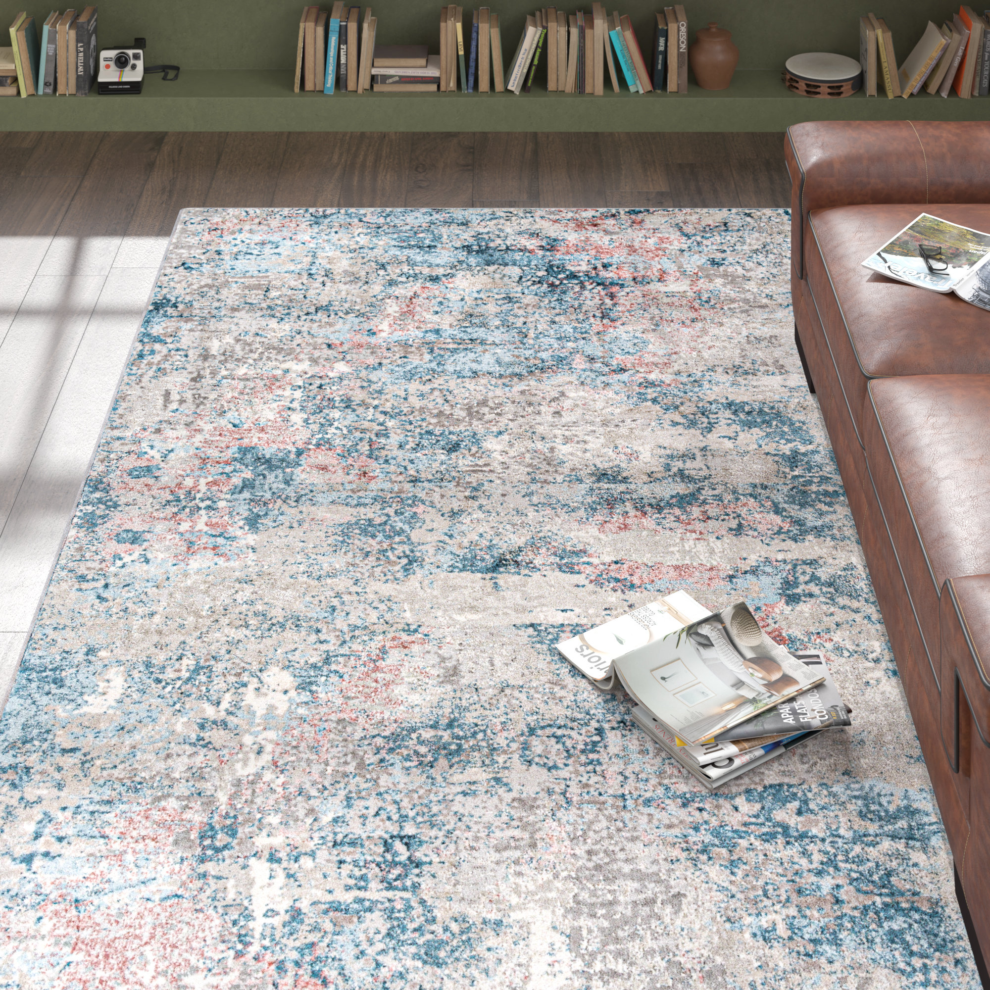 Trent Austin Design® Kollman Abstract Rug & Reviews | Wayfair
