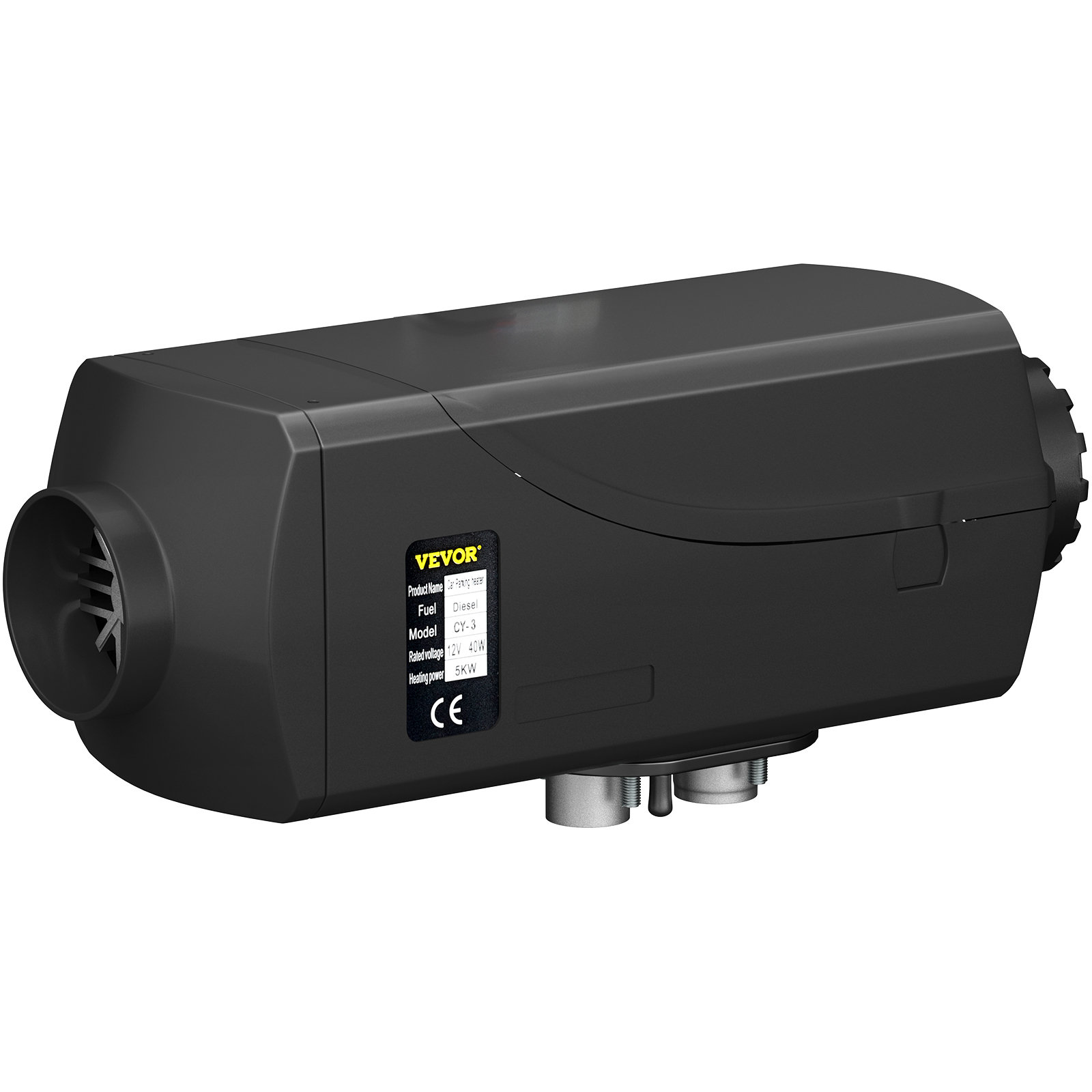 VEVOR 5KW Diesel Air Heater 12V Diesel Parking Heater Double Mufflers ...