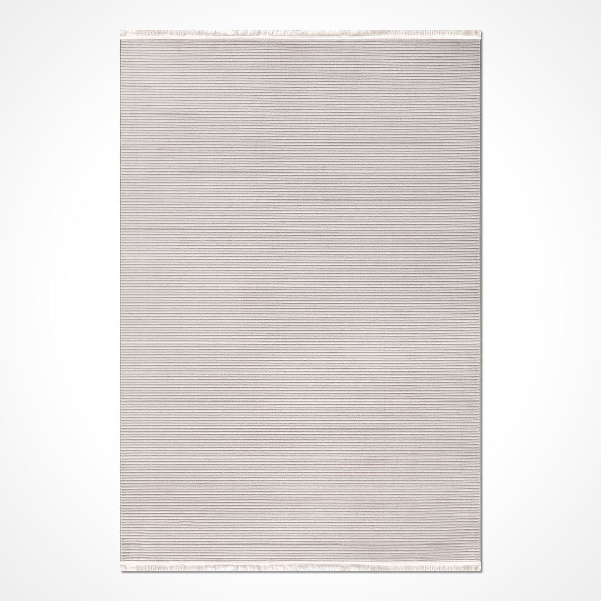 Ebern Designs Modern/Striped Beige Machine Washable Non-Slip Area Rug ...