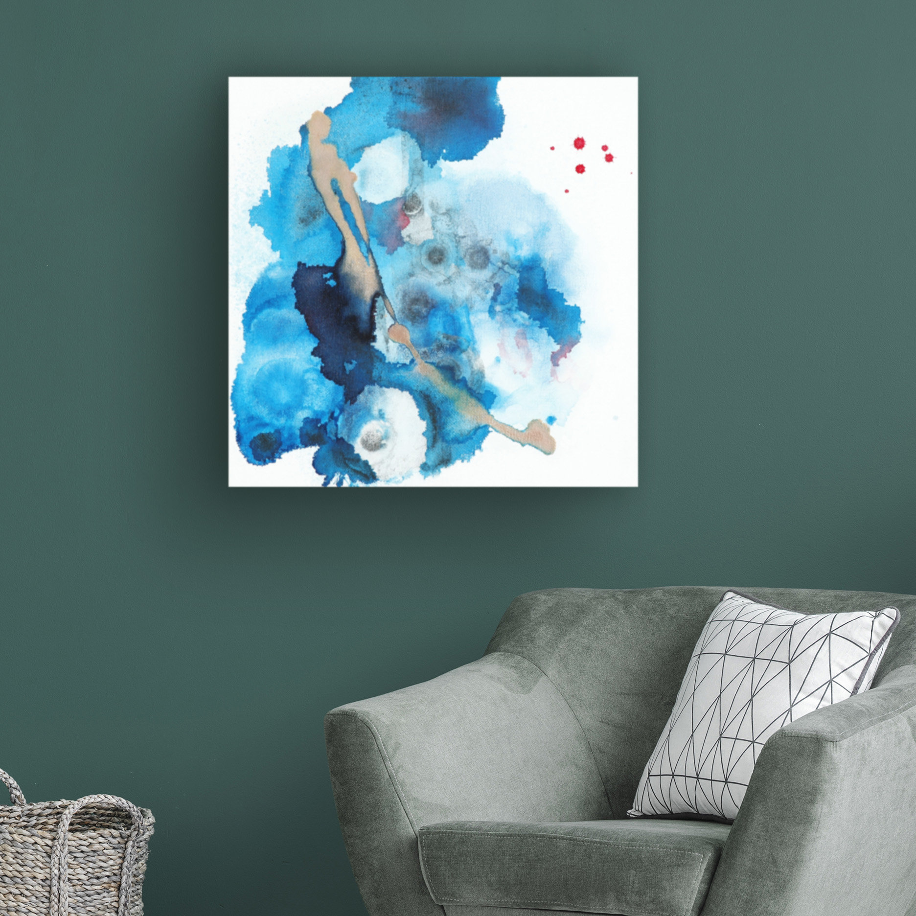 Wrought Studio™ Diluted No 2 by Valerie Russell - Wrapped Canvas ...