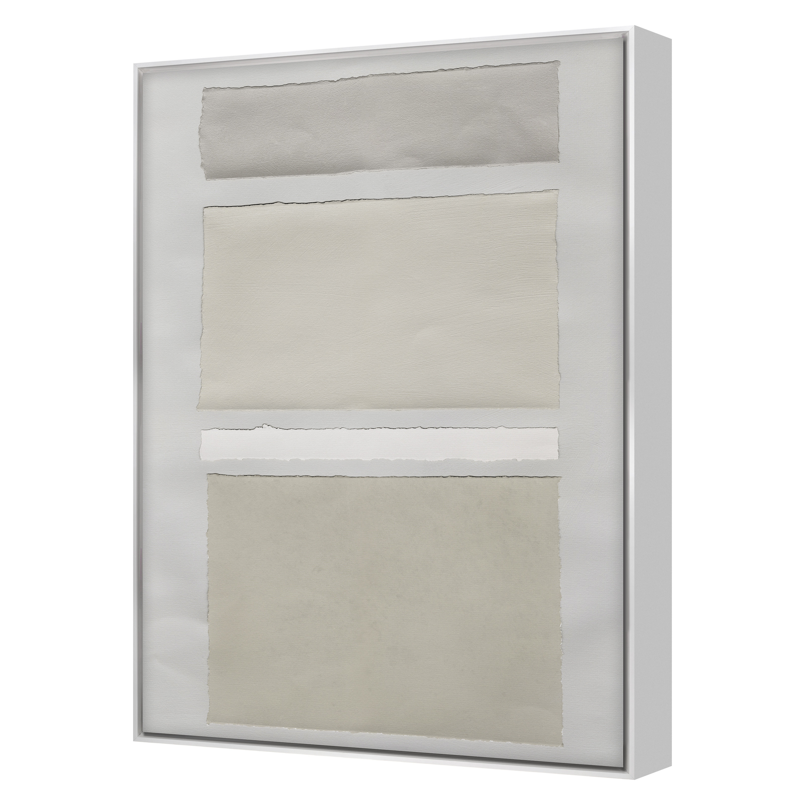 Grand Image Home Neutral Colorblock 2 by Kyle Goderwis - Floater Frame ...