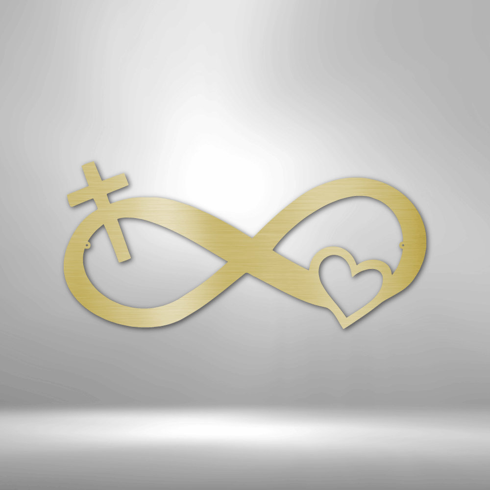 Red Barrel Studio God''s Infinite Love 1 Chronicles Steel Sign Wall ...