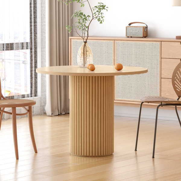 Round-gold-base-dining-table | Wayfair