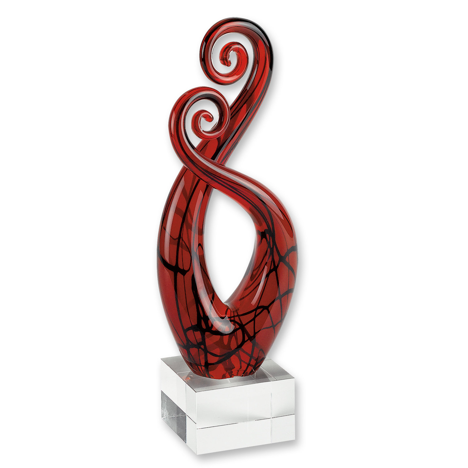 Badash Crystal Coco Centerpiece Sculpture & Reviews | Perigold