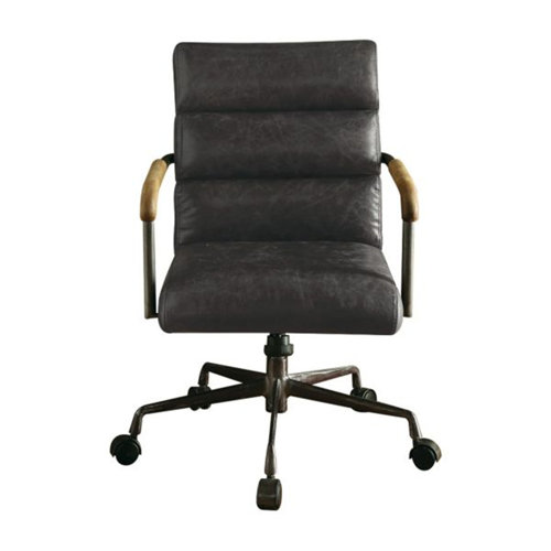 Genuine Leather Office Chairs You'll Love | Wayfair