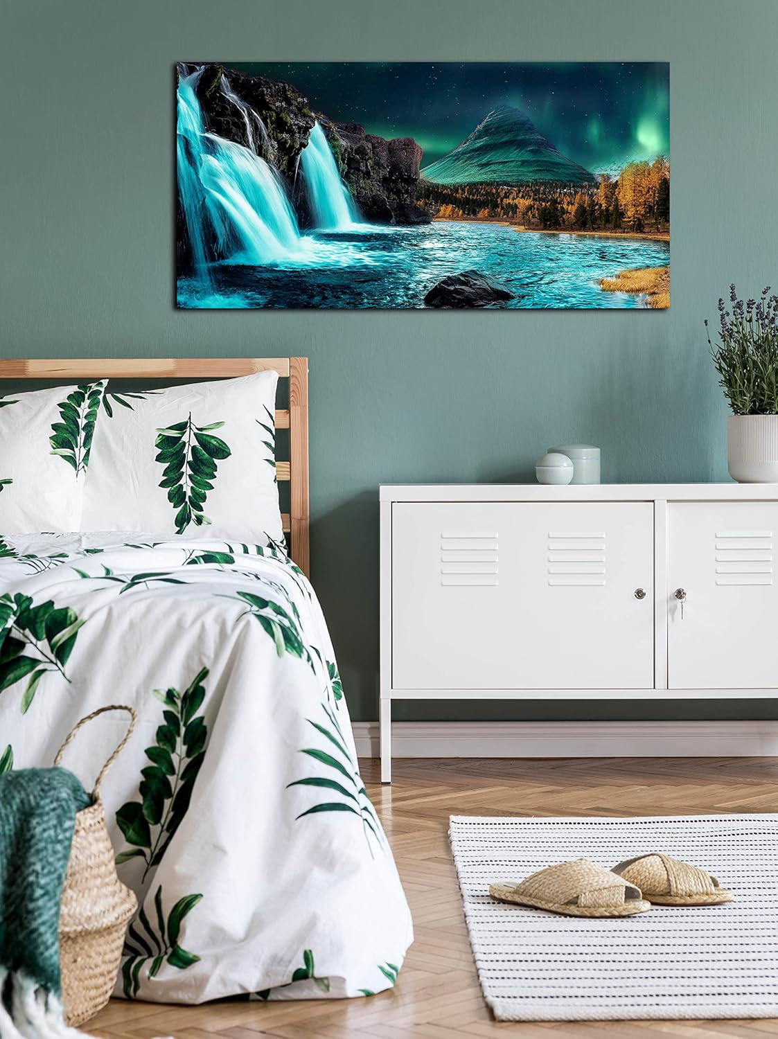 Loon Peak® Large Canvas Wall-Art For Living Room - Waterfall Pictures ...