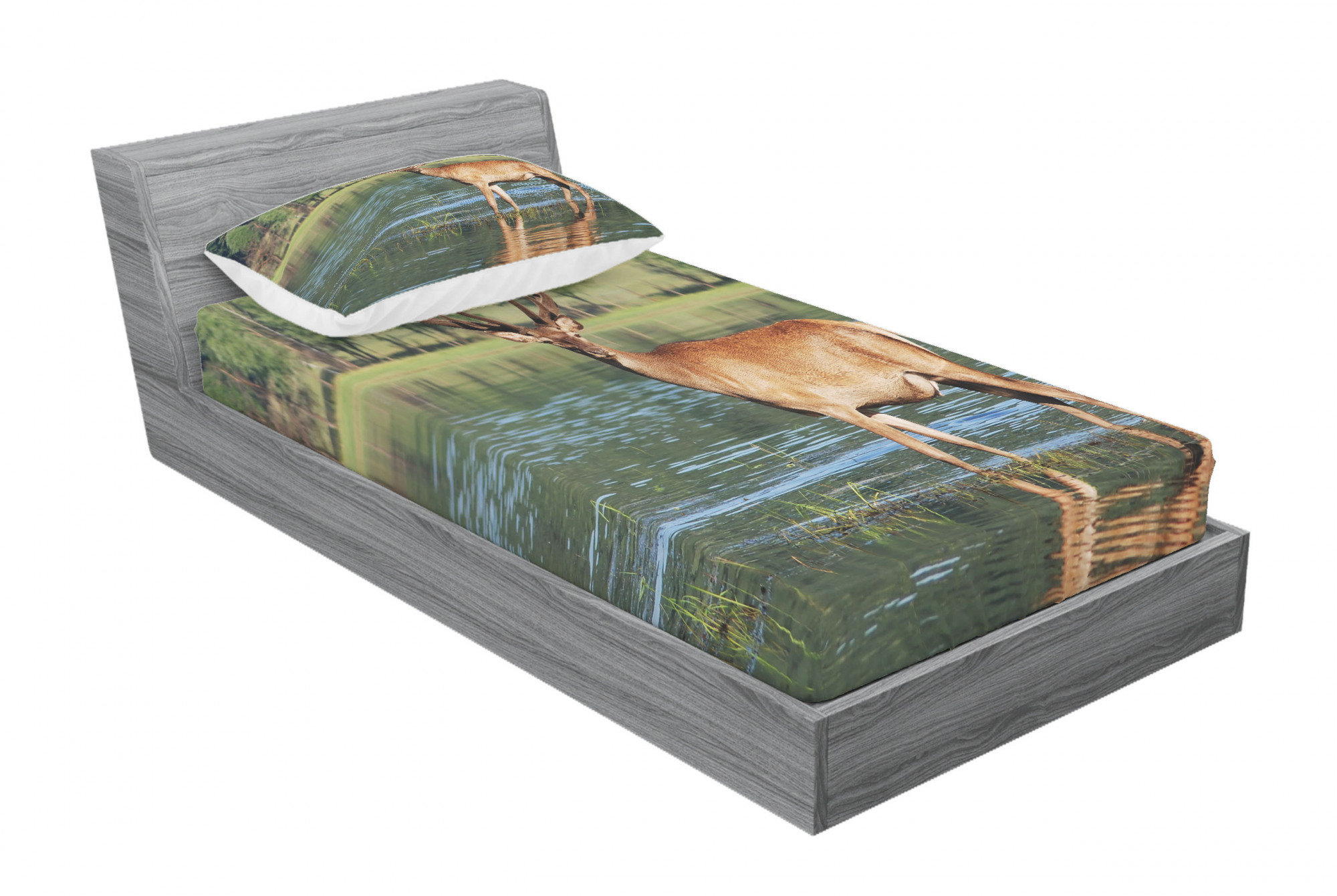 Ambesonne Deer Sheet Set | Wayfair