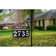 Address America Excalibur Double-Sided Reflective Yard Address Sign- 48 ...