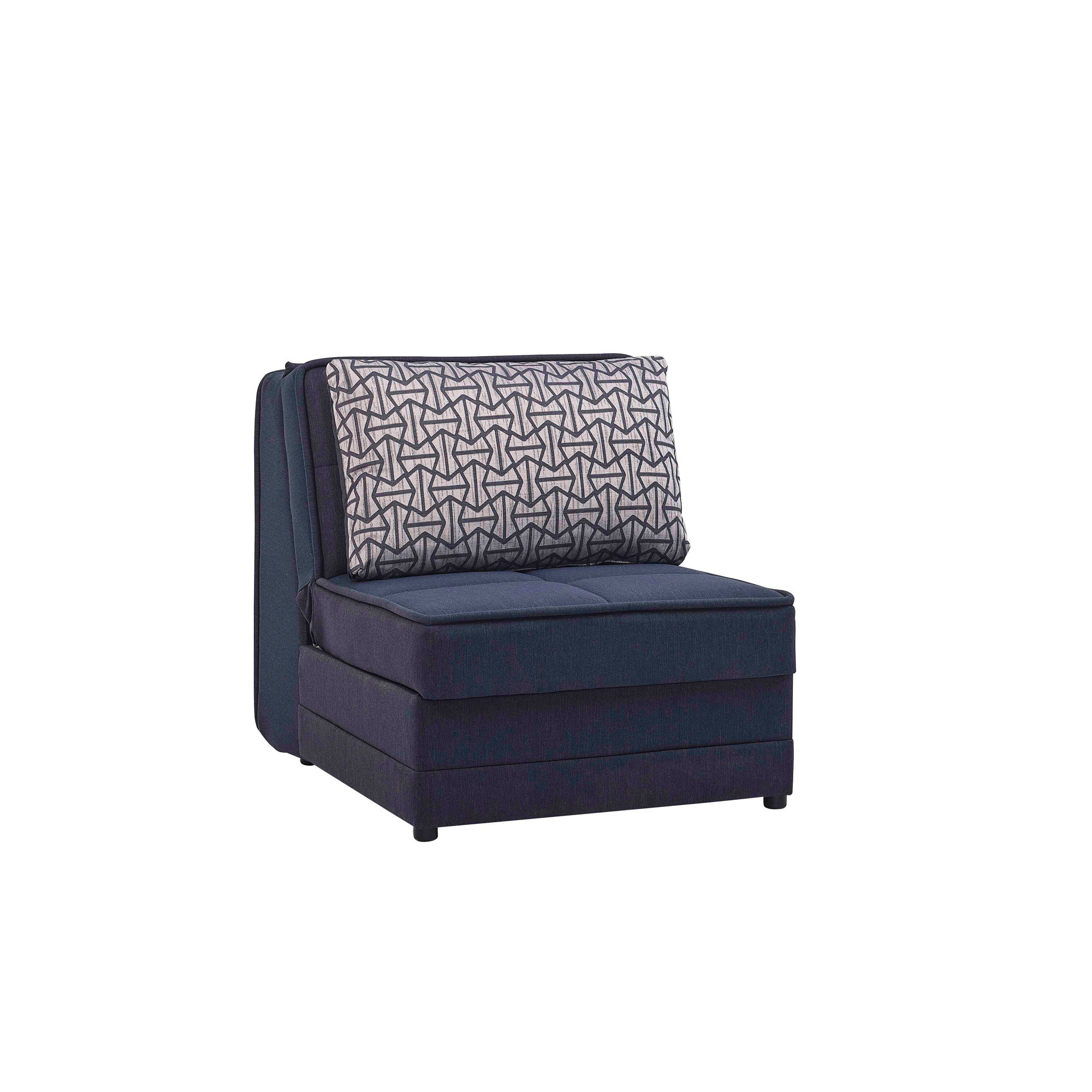 Corrigan Studio® Upholstered Convertible Armchair with Storage | Wayfair