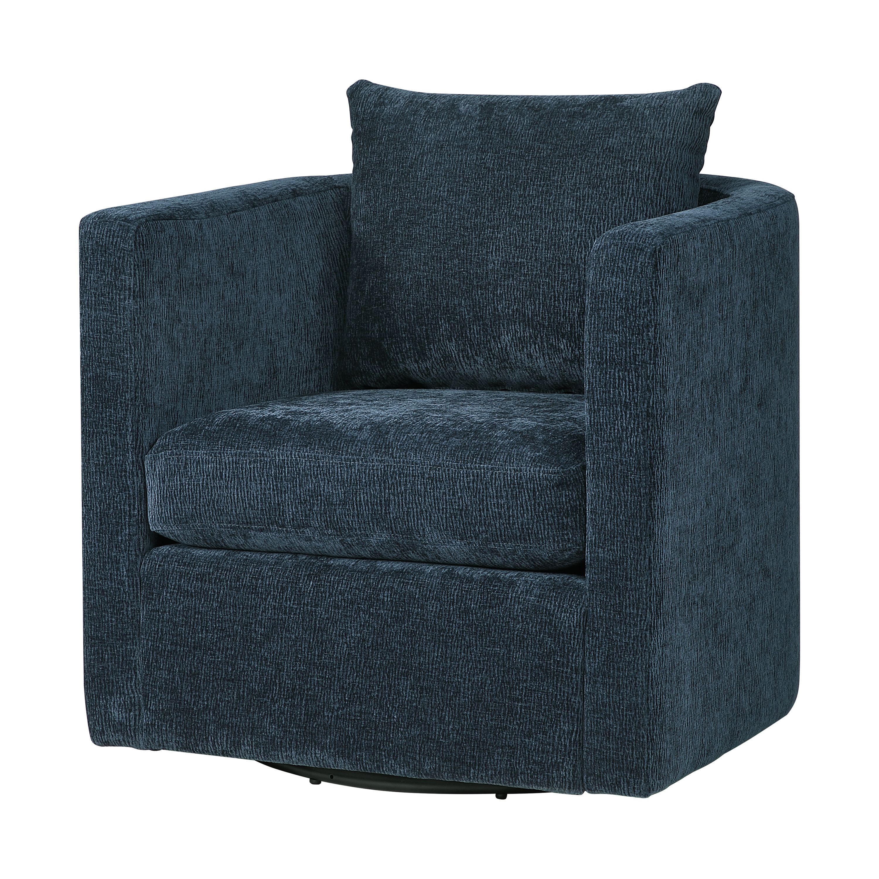 Birch Lane™ Fran Swivel Barrel Chair & Reviews | Wayfair